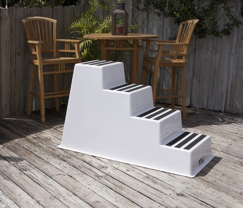 4-Step Fiberglass Dock Steps | Mobox Marine